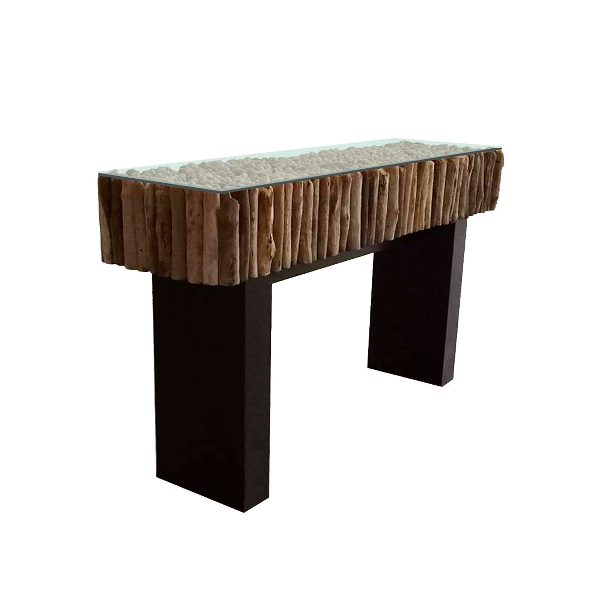 Safari Console Table Natural Wood – Bellini Modern Living